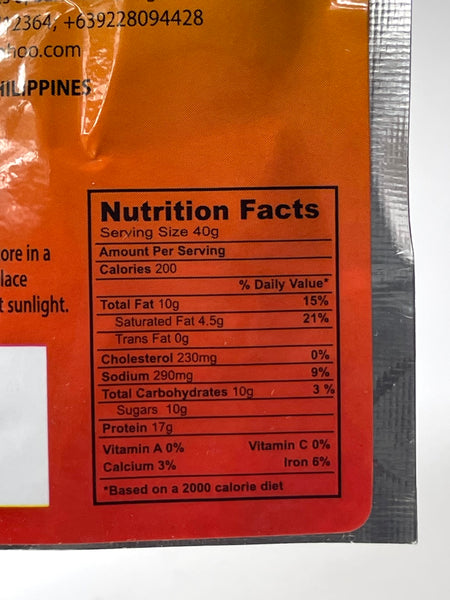 Carl's Crispy Squid Hot and Spicy PUSIT 40 g