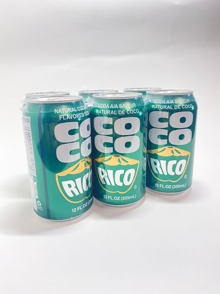 Rico Coco Soda Green 12 fl oz (355mL)