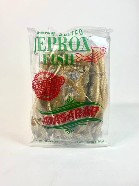 Masarap Dried Salted Jeprox Fish 5.3 oz per pack (3-PACK)