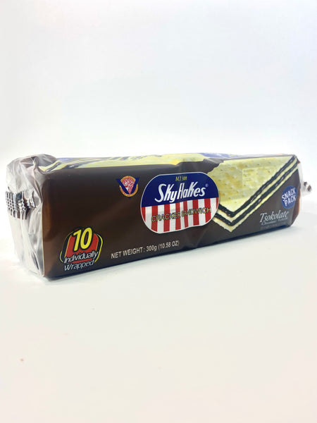 My San Sky Flakes Cracker Sandwich Tsokolate (Chocolate) 10.58 oz